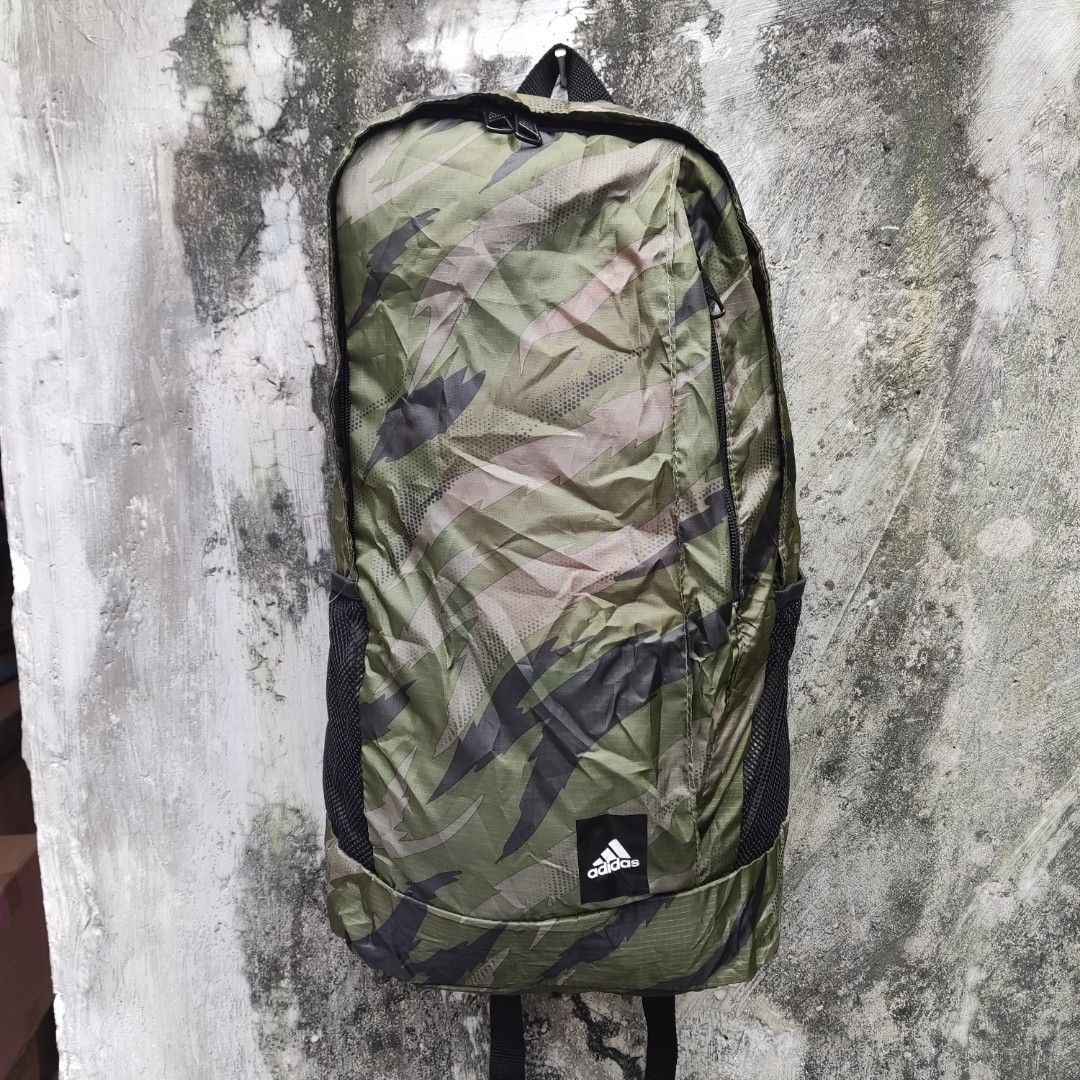 Tas Ransel Adidas Camo Packable HC4765, Fesyen Pria, Tas & Dompet ...