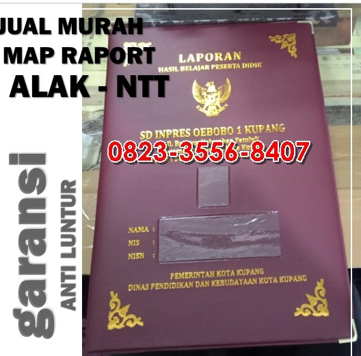 Ternyata DIsini Cetak Map raport, map ijazah murah di alak, ntt ...