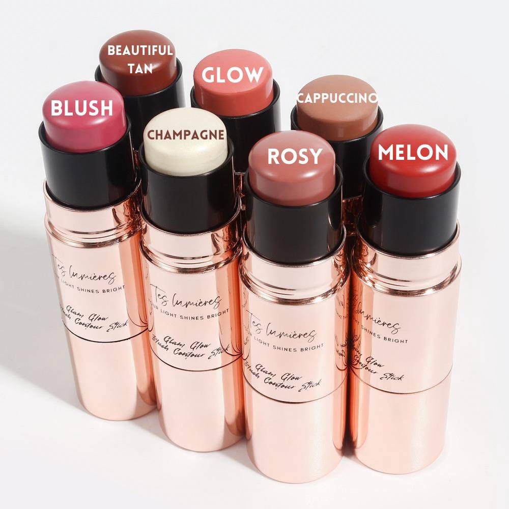 Tes Lumiere Glam Glow Blush/contour Highlight Stick, Beauty & Personal ...