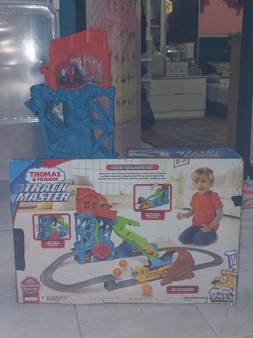 Thomas and Friends Cave Collapse Set Track Master., Hobbies & Toys ...