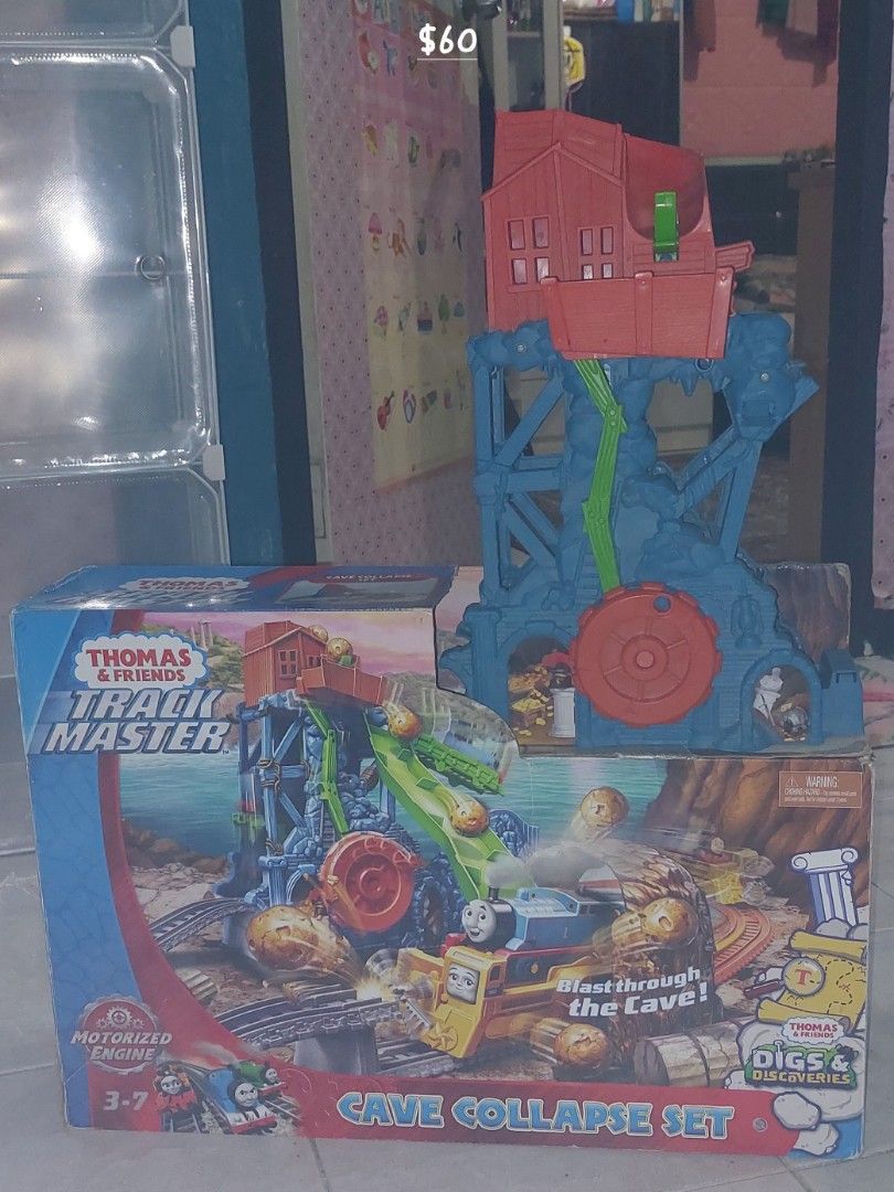 Thomas and Friends Cave Collapse Set Track Master., Hobbies & Toys ...