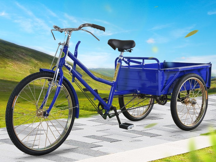 Three Wheel Cargo Kargo Bicycle Bike Basikal Tricycle Commercial ...