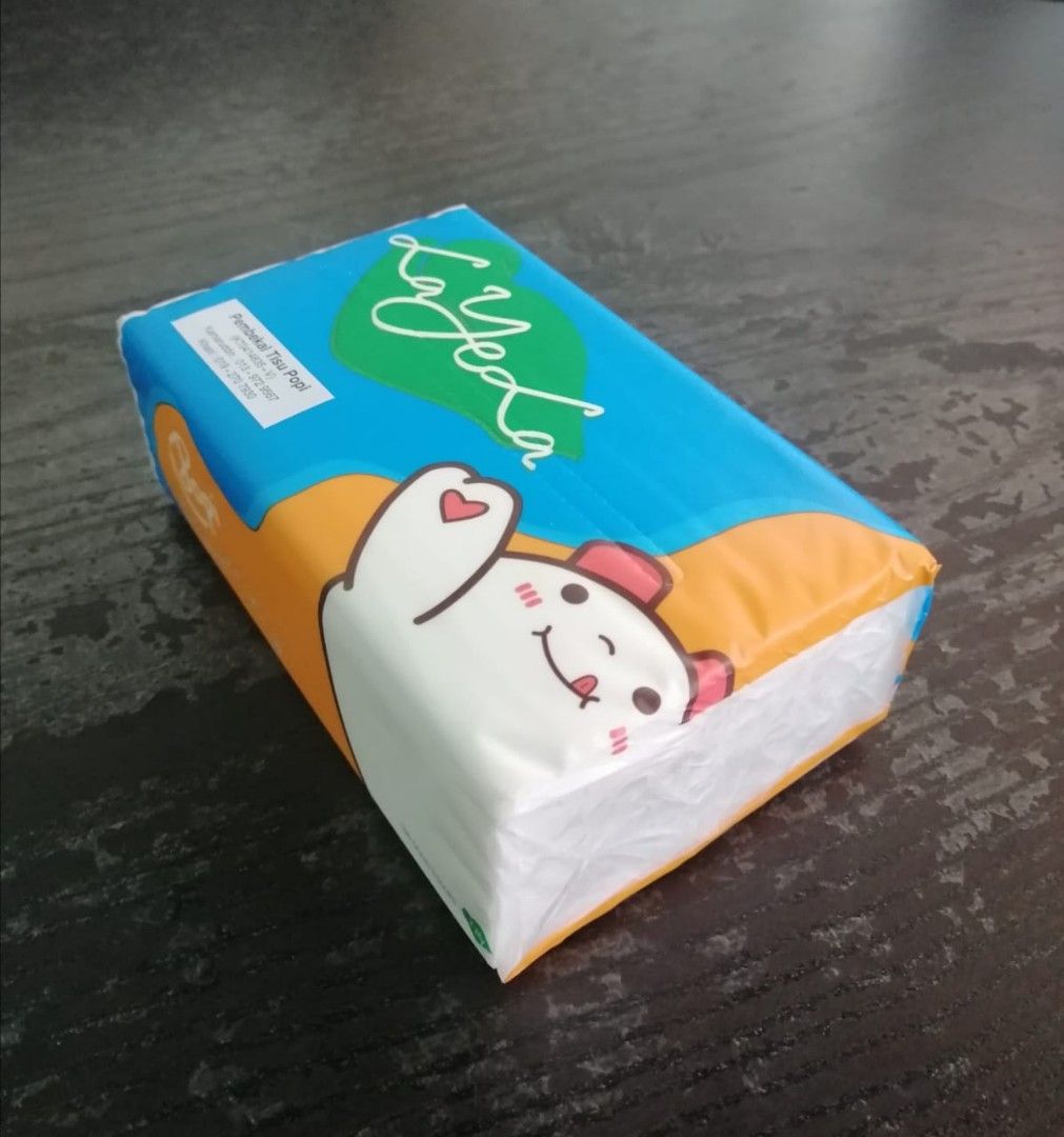 Tisu Raya Tisu Kenduri Popi LaYeLa 2ply Facial Tissue, Furniture & Home ...