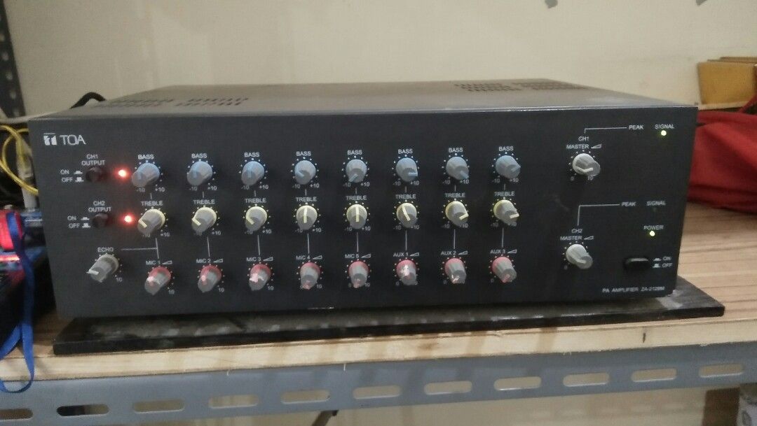 TOA Mixer audio power amplifier perbaikan dan perakitan sejabodetabeka ...