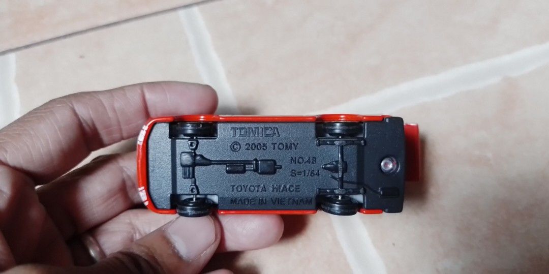 Tomica Toyota hi ace toy car on Carousell