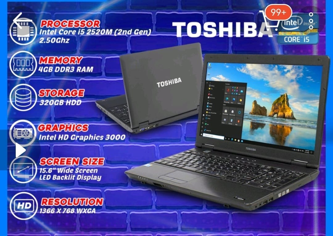 Toshiba Laptop, Computers & Tech, Laptops & Notebooks on Carousell