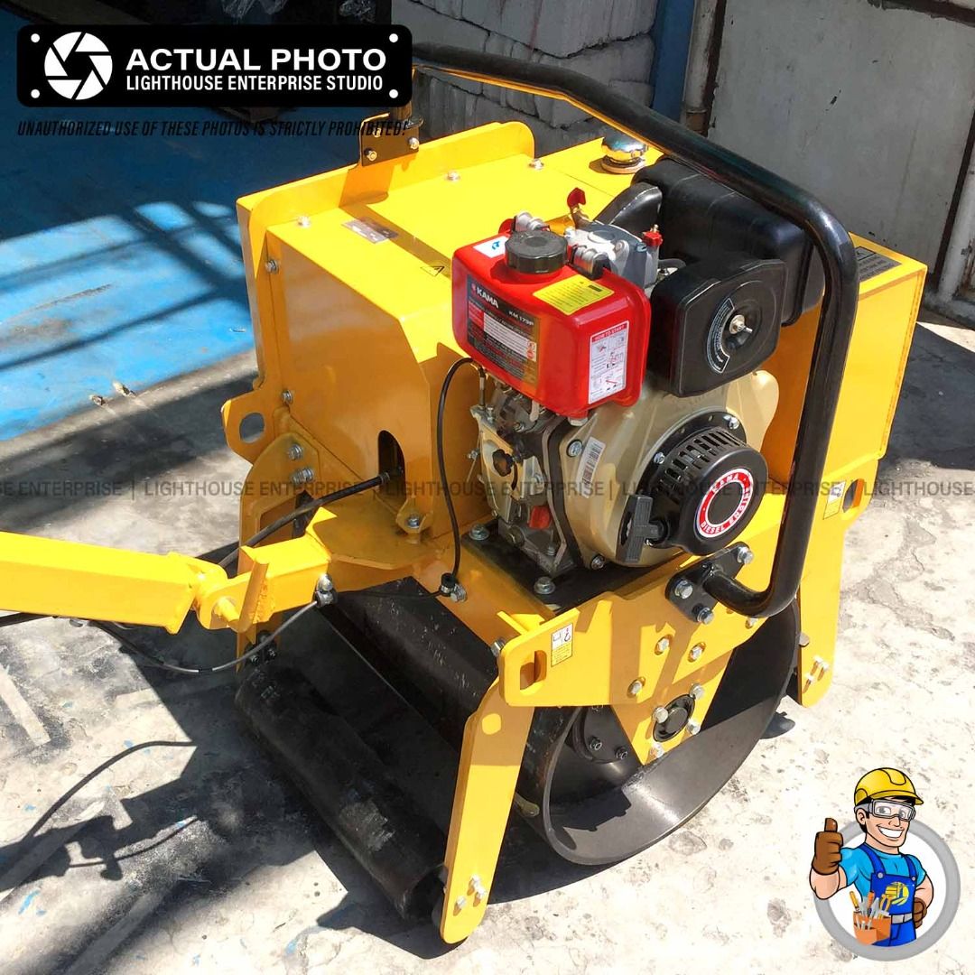 TOYOYAMA 6HP 300Kg Single Drum Vibratory Roller/Pison Diesel 170F (FHR ...