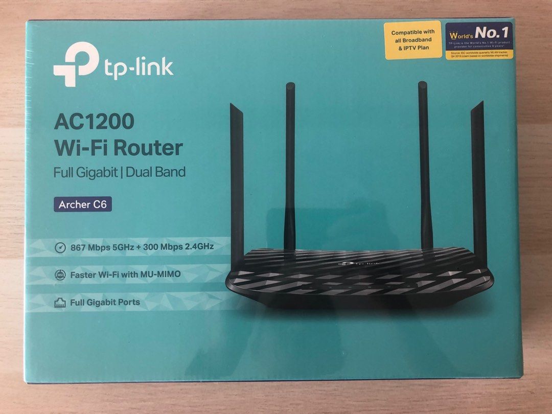 tp-link Archer C6 AC1200 Wi-Fi Router, Computers & Tech, Parts ...
