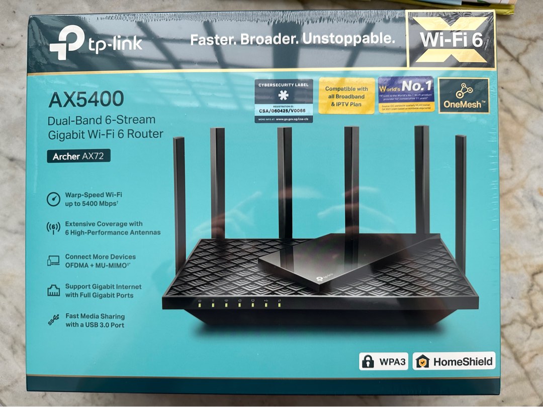 TP-Link AX5400 Archer AC72, Computers & Tech, Parts & Accessories ...