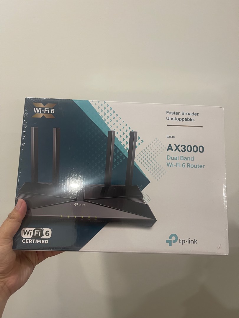 TP-Link EX510 | AX3000 WiFi 6 Router, Computers & Tech, Parts ...