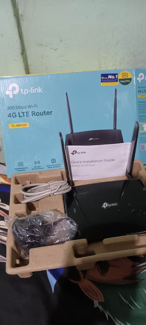 TP-Link TL-MR150 300Mbps Wireless N 4G LTE Wi-Fi Router with FREE DITO ...