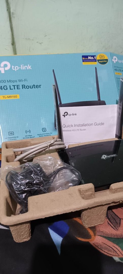 TP-Link TL-MR150 300Mbps Wireless N 4G LTE Wi-Fi Router with FREE DITO ...