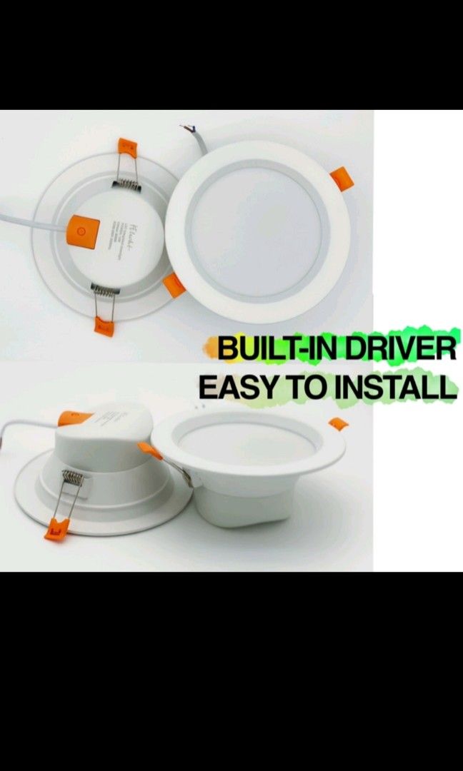 Tricolour LED Built-in Driver Downlight (5W & 7W), Furniture & Home ...