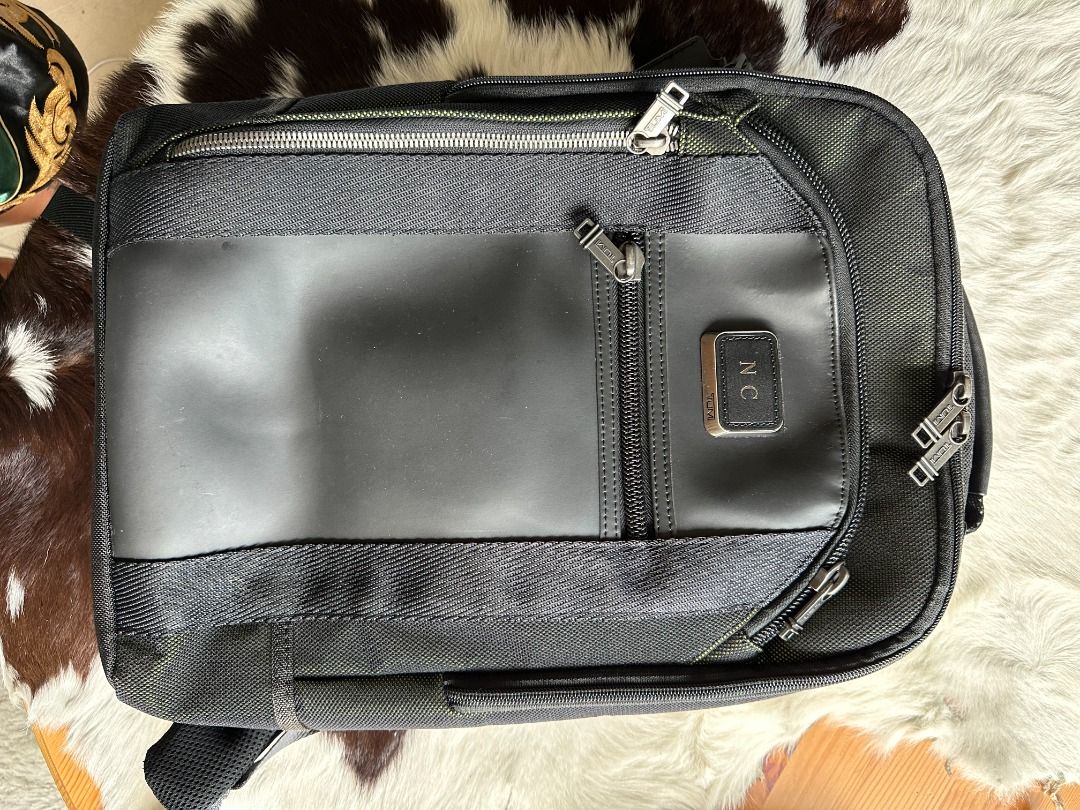 TUMI Alpha Bravo Davis Backpack Reflective Tundra, Men's Fashion, Bags ...