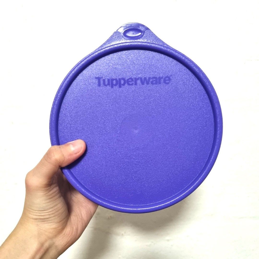 Tupperware 1.1L, 1.7L and 2.4L Stackable Textured Round Snack N Stack ...