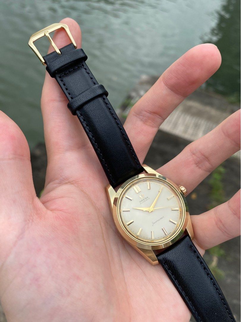 Ultra Rare Omega Seamaster With Naiad Crown - Japan Market Two-Tone 14k ...