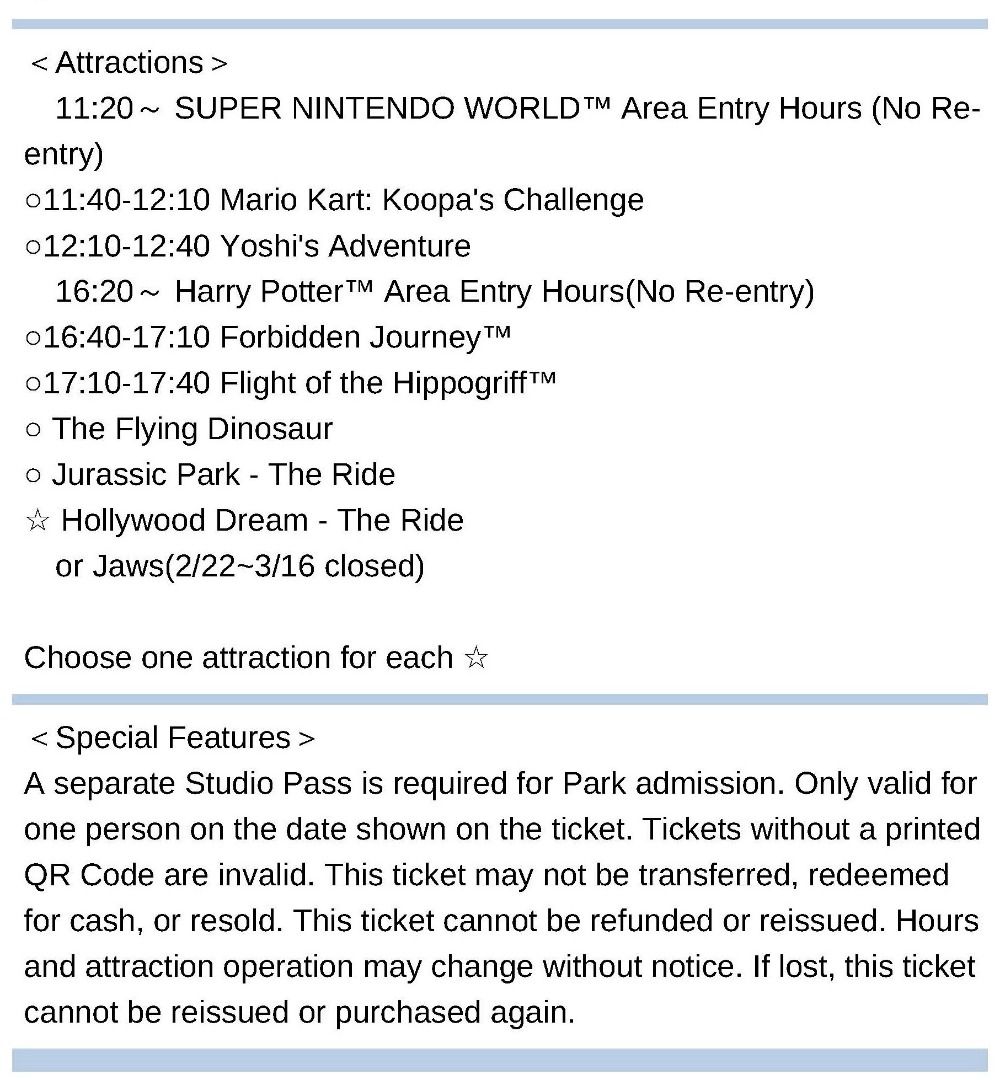 Universal Studios Japan Express Pass 7 - 17/4/2023, Tickets & Vouchers ...