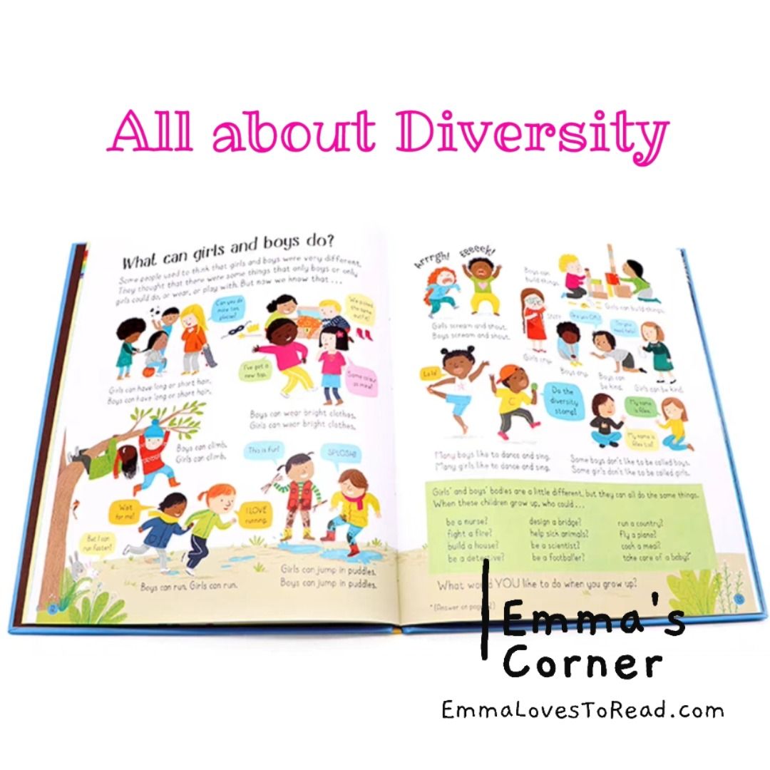 Usborne All About Series: Family, Friends, Feelings, Diversity and ...