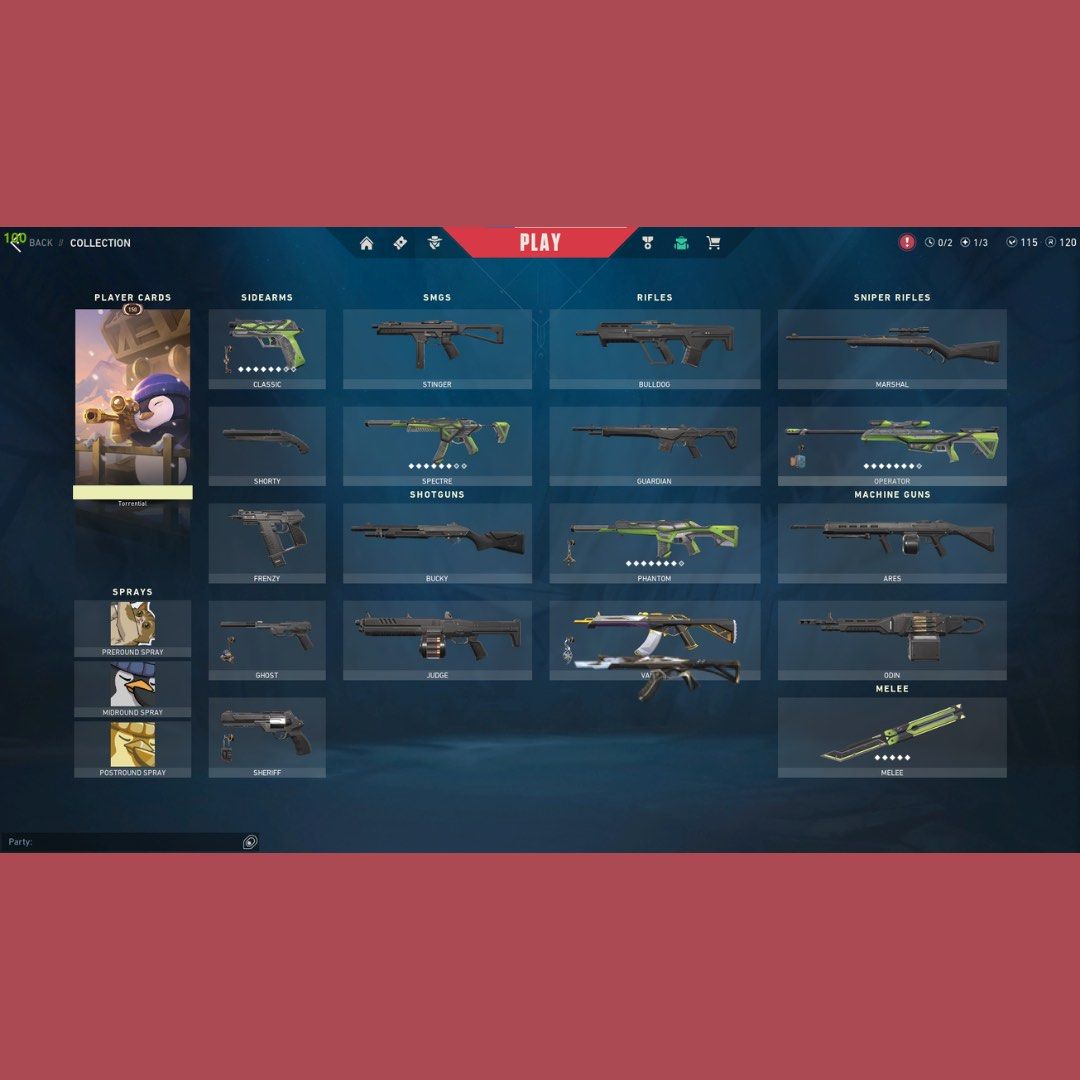 Valorant Account 7 Premium Skins + others (See description), Video ...