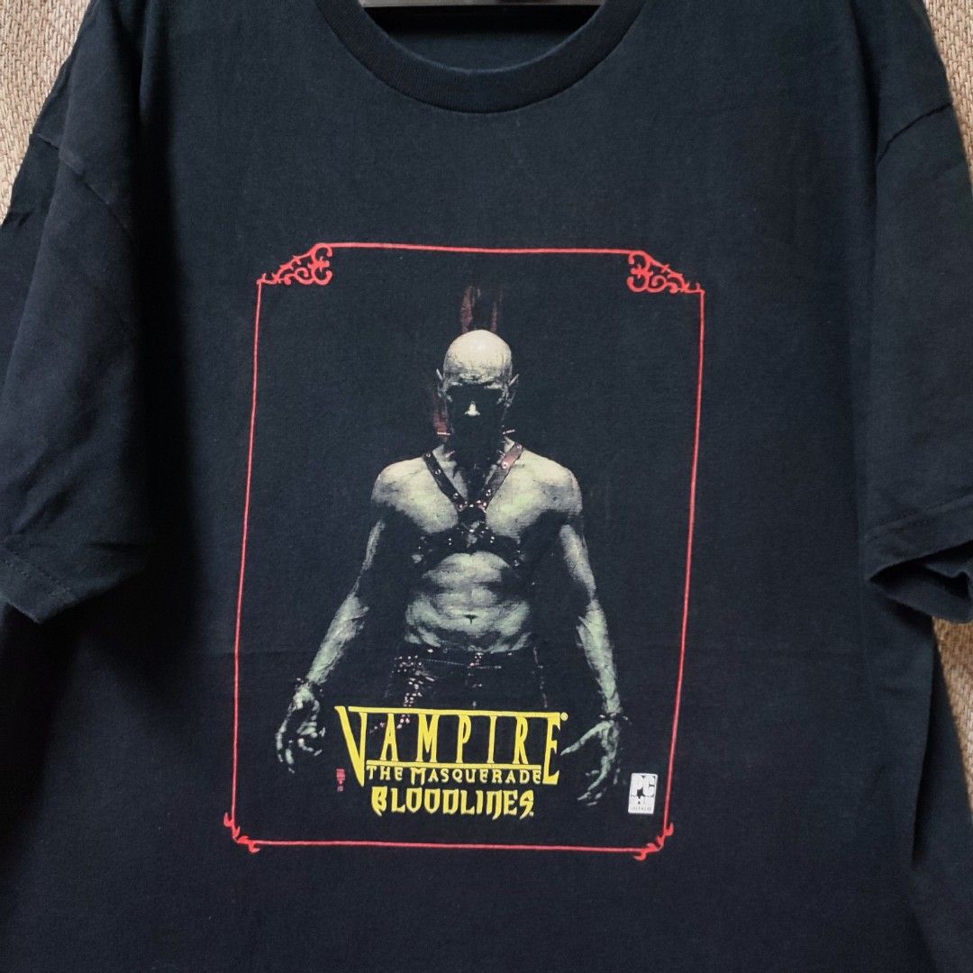 Vampire The Masquerade Bloodlines T Shirt Vintage Y2K Mitnik Nosferatu ...