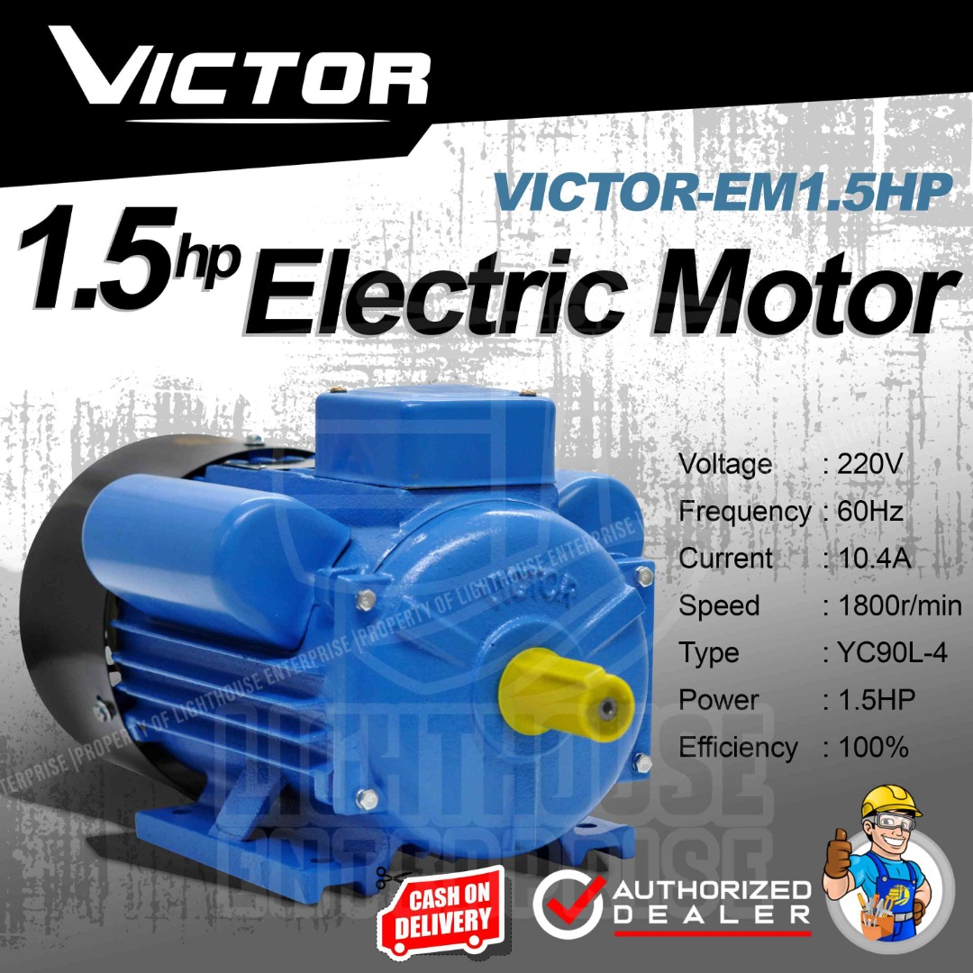 VICTOR Japan Electric Motor / Induction Motor 100% Pure Copper ...