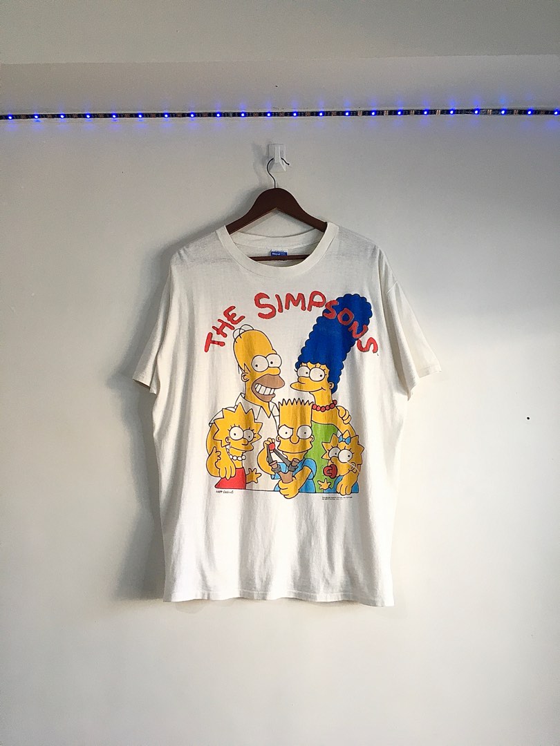 Vintage 90s The Simpsons 1982 Family Portrait, Men's Fashion, Tops ...