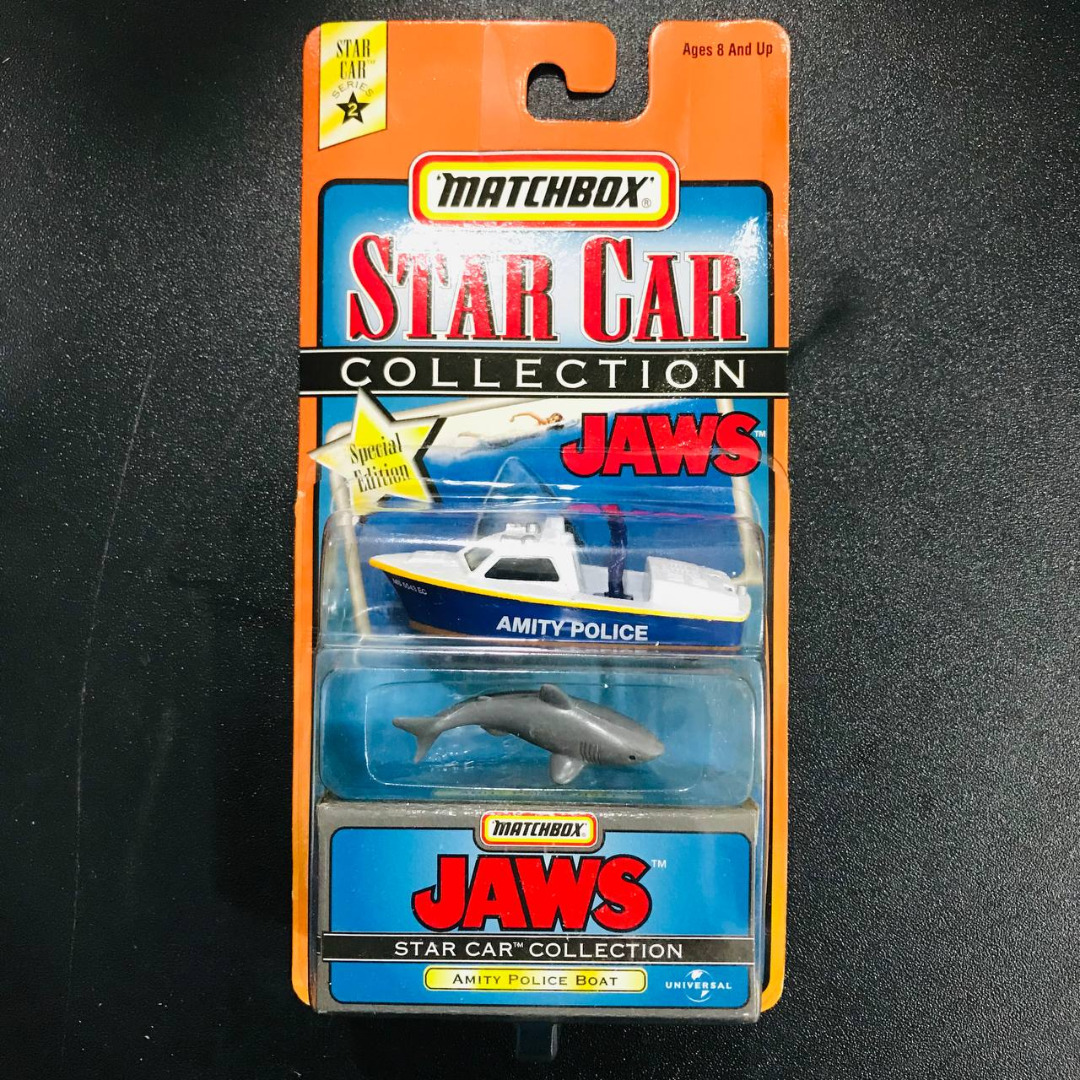 VINTAGE !!! MATCHBOX 1998 STAR CAR COLLECTION MOVIE SERIES - JAWS ...