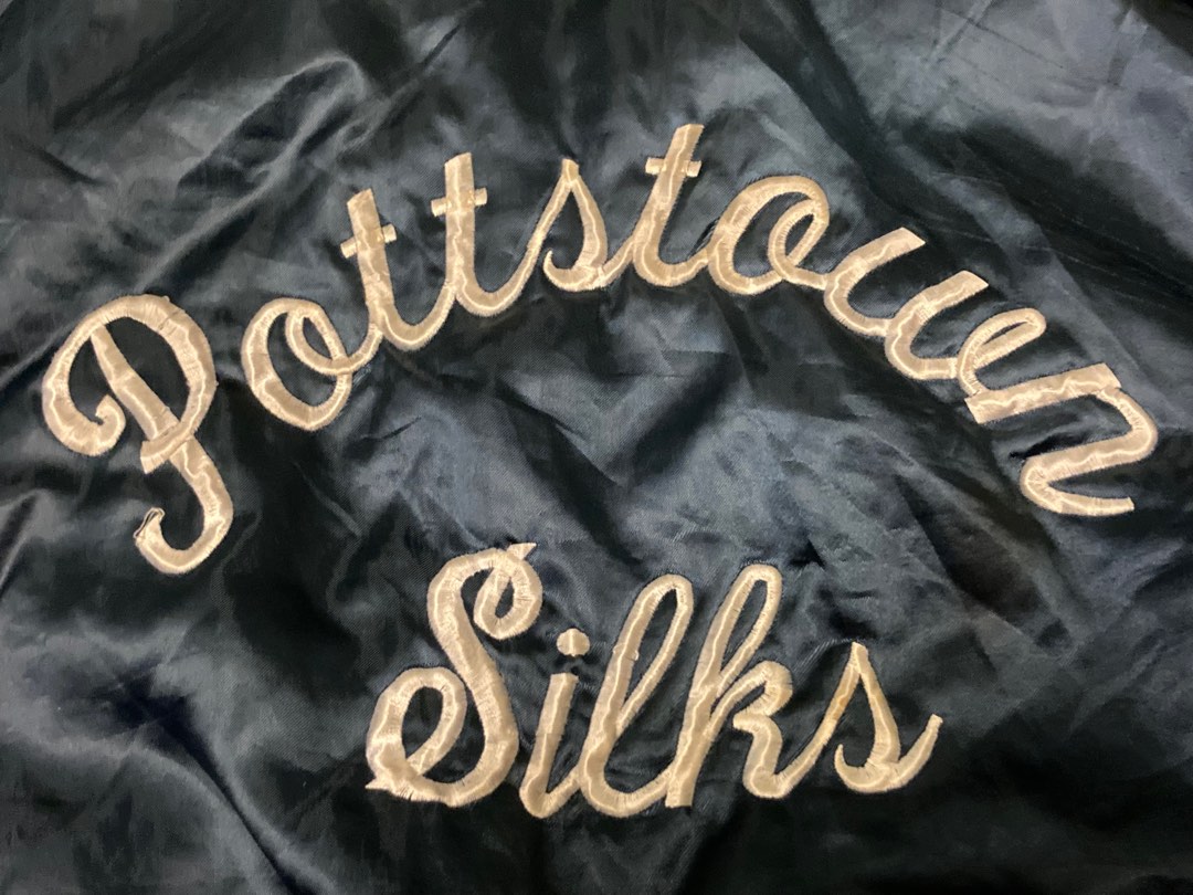 Vintage King Louie Blue Satin Jacket Made in USA, Men's Fashion, Coats ...