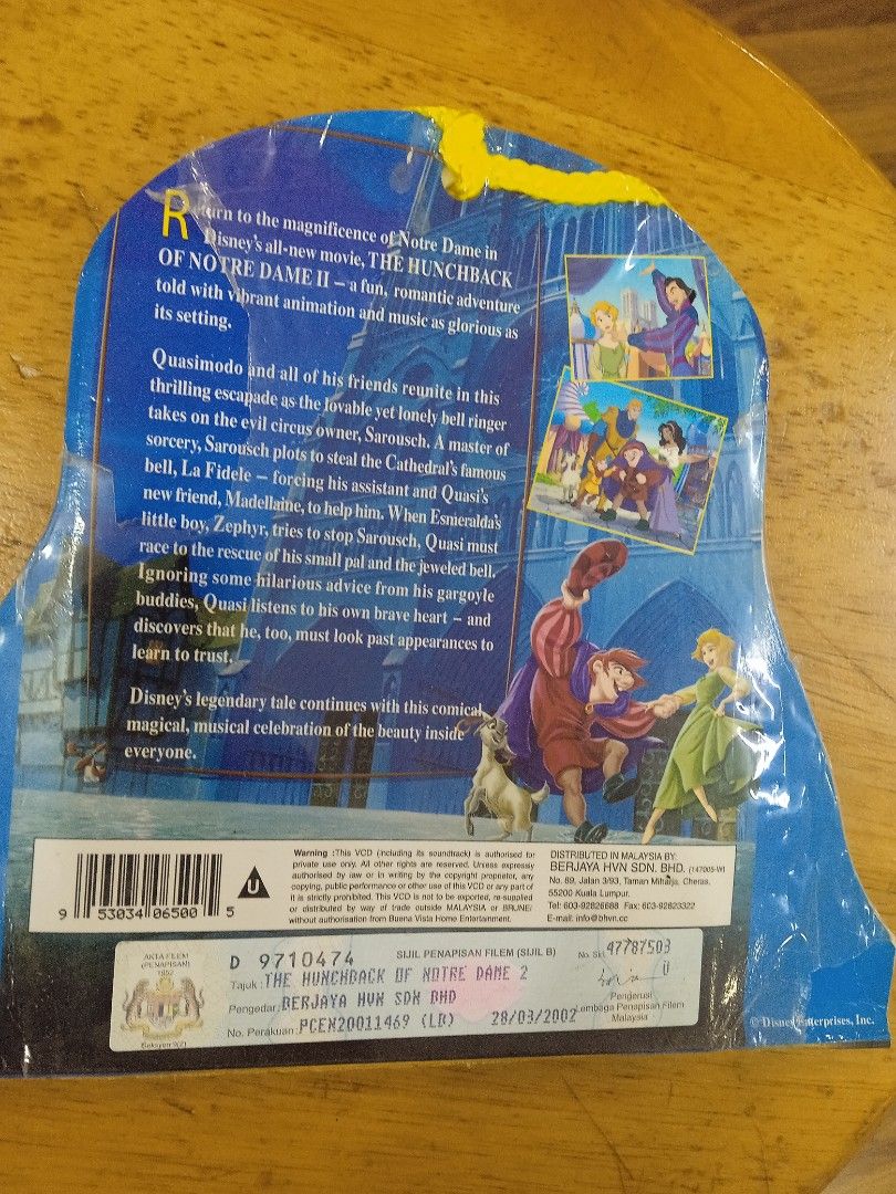 Walt Disney cartoon -the hunchback of Notre dame 2-the secret of the ...