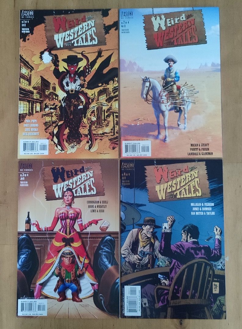 Weird Western Tales #1-4, Hobbies & Toys, Books & Magazines, Comics ...