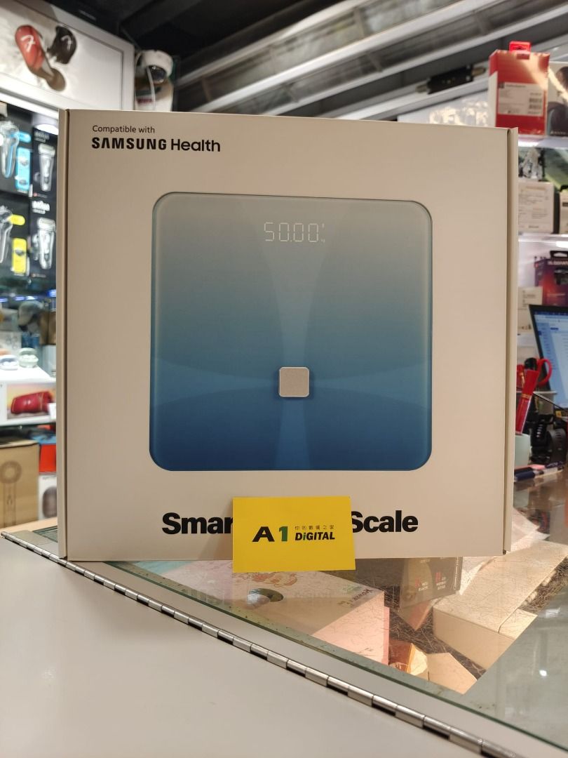 White SAMSUNG ITFIT Smart Body Scale ITFITEX17 體重計 可連APP, 健康及營養食用品, 健康 ...