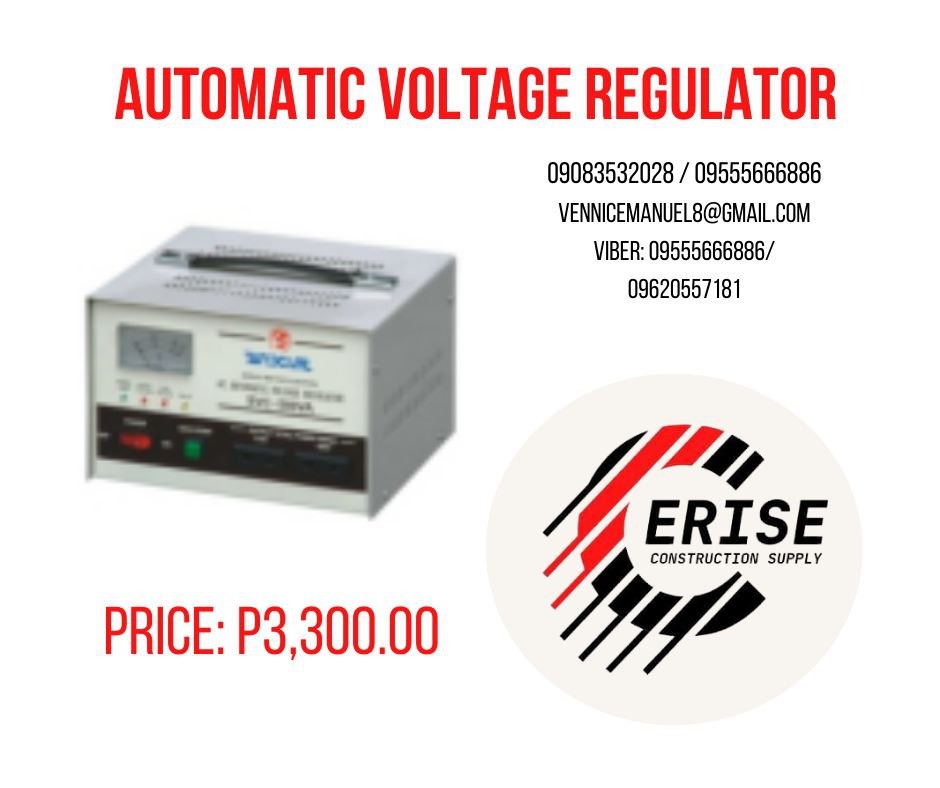 WIXIM AUTOMATIC VOLTAGE REGULATOR, Commercial & Industrial ...