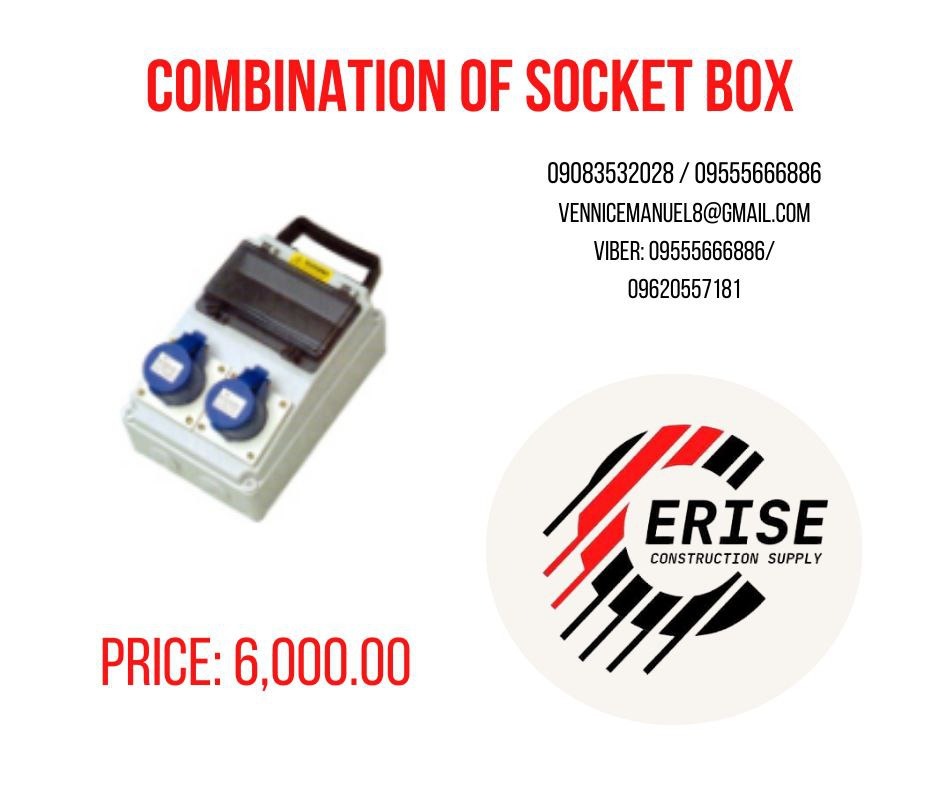 WIXIM COMBINATION OF SOCKET BOX, Commercial & Industrial, Construction ...