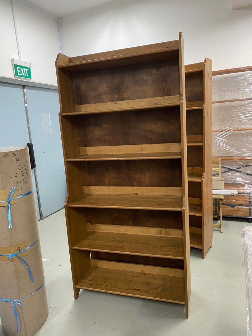 Wooden ikea bookshelf x2, Furniture & Home Living, Furniture, Shelves ...