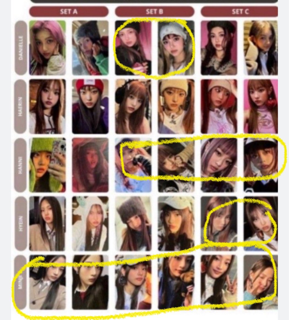 WTS Newjeans omg Weverse pcs haerin minji hanni hyein Danielle, Hobbies & Toys, Memorabilia ...