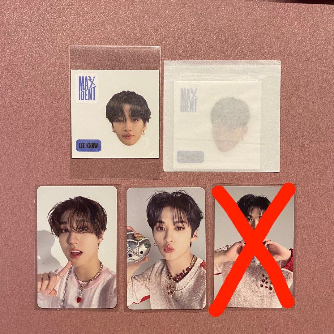 [wts] Stray Kids / SKZ MAXIDENT Le Know Bang Chan face sticker ...