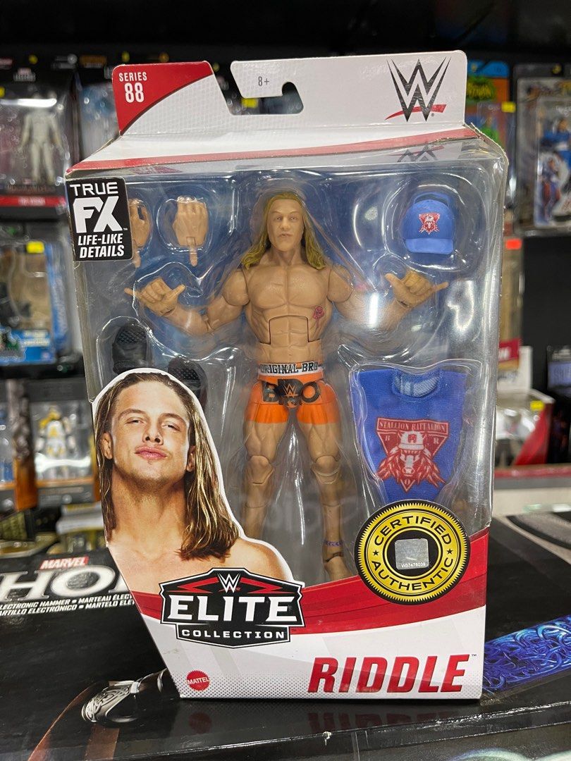 WWE Mattel Elite Matt Riddle on Carousell