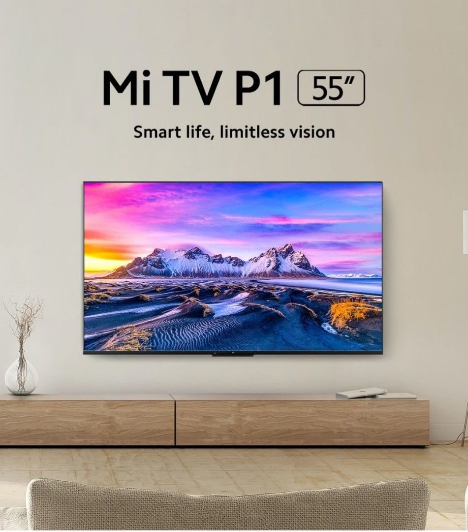 Xiaomi 55" Mi TV P1 4K / Q1E QLED 4K HD Smart LED / Local warranty/Digital Ready Android TV ...