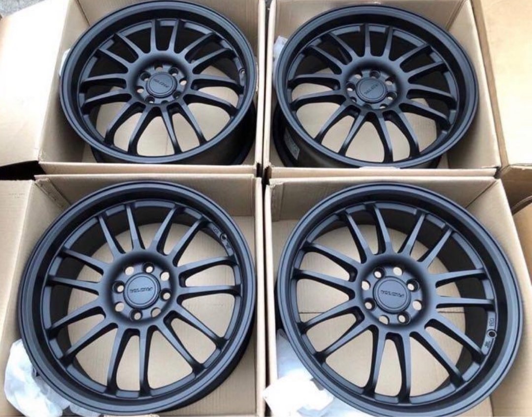 17” Rota SVN Flatblack mags 4Holes pcd 100 Brandnew on Carousell