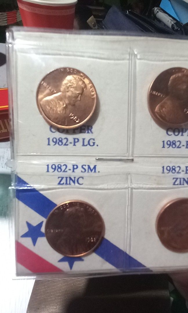 1982 penny set on Carousell