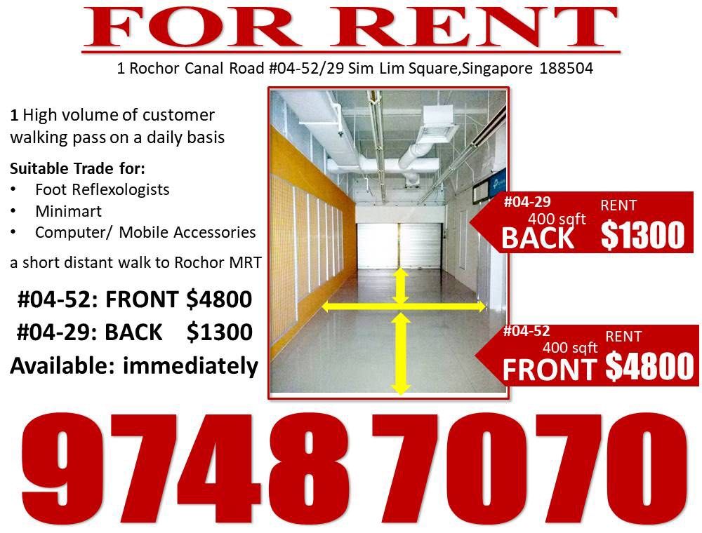 1 Rochor Canal Road Sim Lim Square, Property, Rentals, Commercial on ...