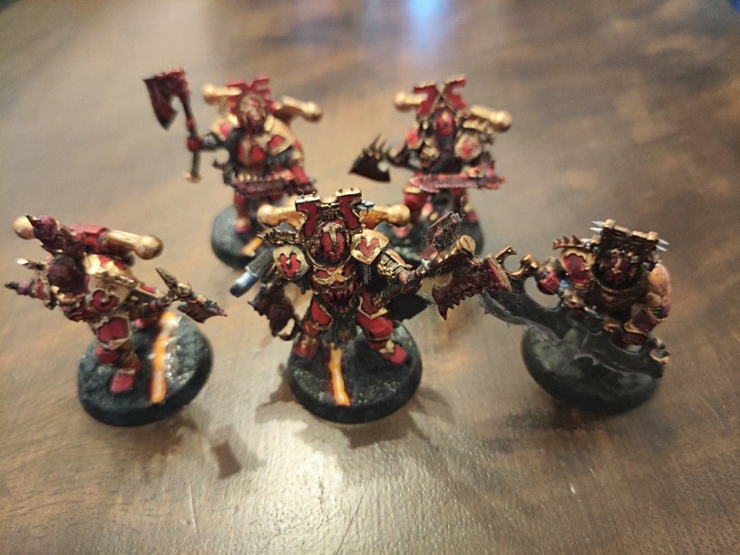 Warhammer AOS Blades of Khorne 5 bloodwarriors World Eaters gorechosen ...