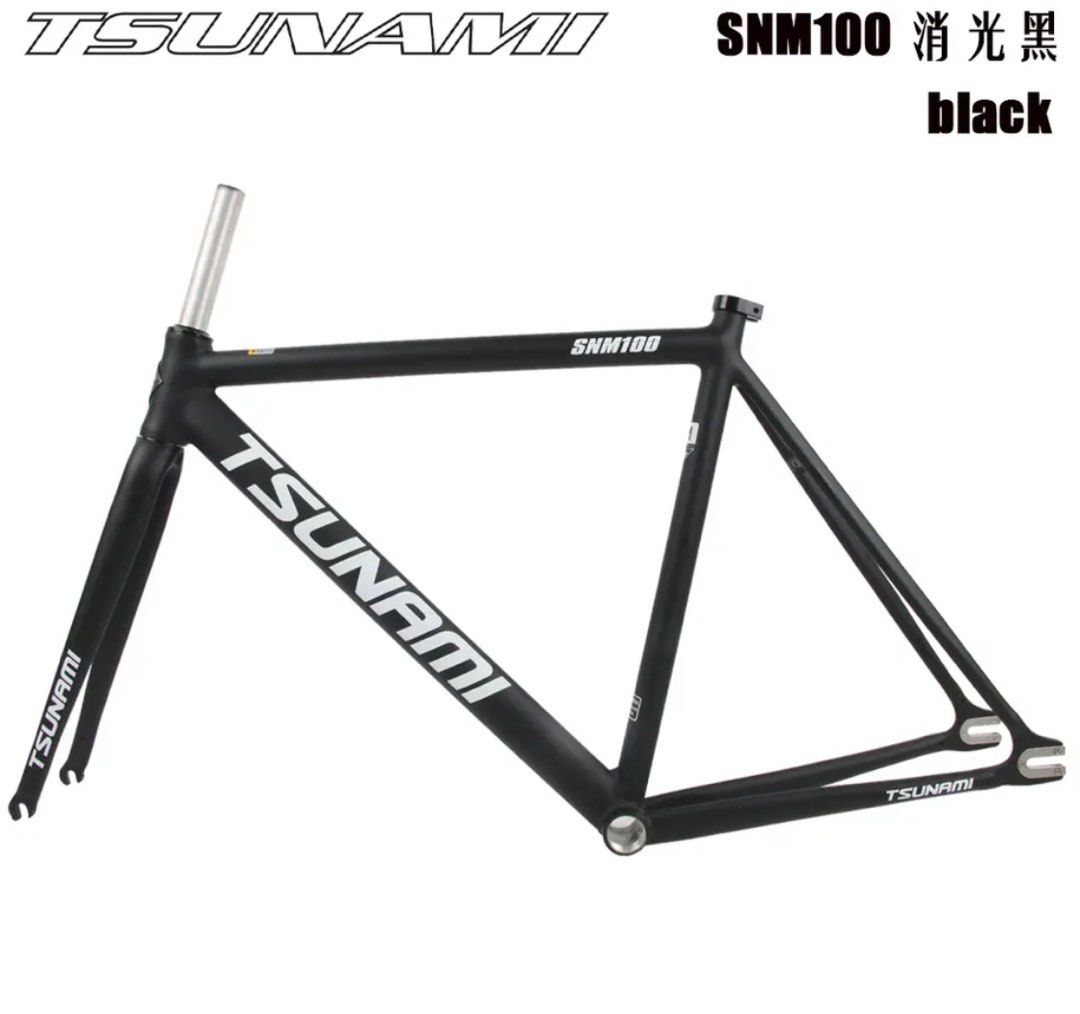* Tsunami SNM100 Frame & Fork included Headset Seat Clamp Frame Size M ...