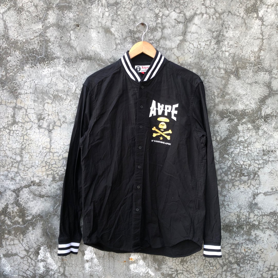 Aape Universe Varsity Jacket, Men's Fashion, Coats, Jackets and ...
