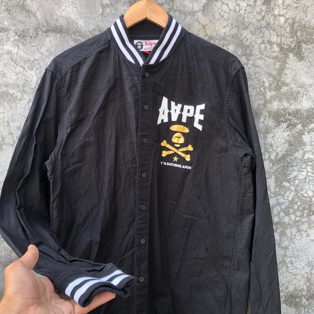 Aape Universe Varsity Jacket, Men's Fashion, Coats, Jackets and ...