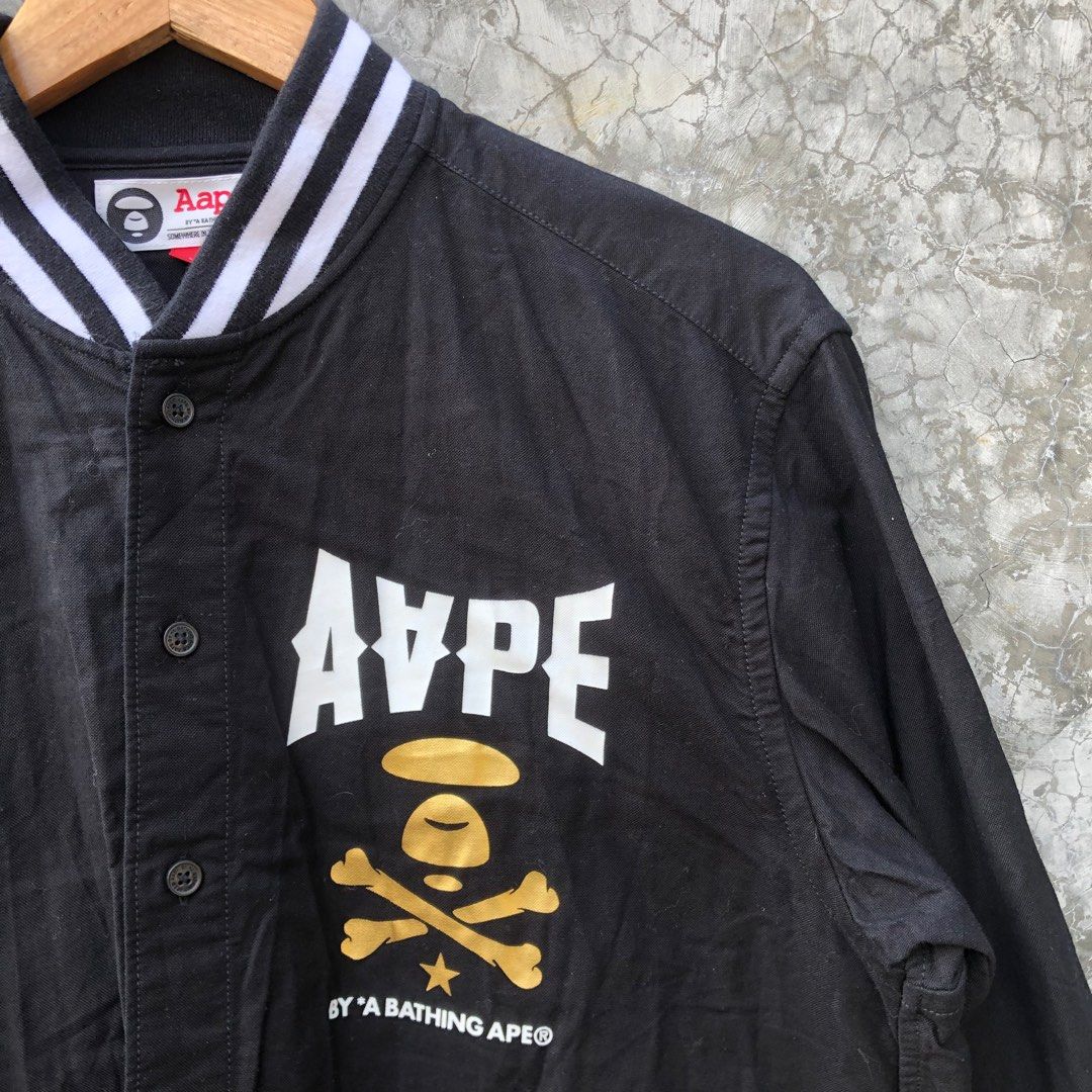 Aape Universe Varsity Jacket, Men's Fashion, Coats, Jackets and ...