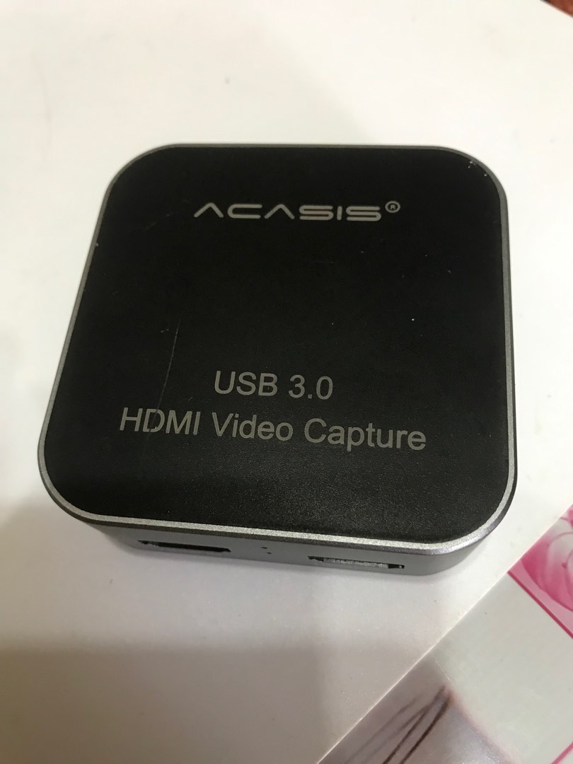Acadia USB 3.0 HDMI Video Capture, 家庭電器, 電視 & 其他娛樂, 電視組件及配件 - Carousell