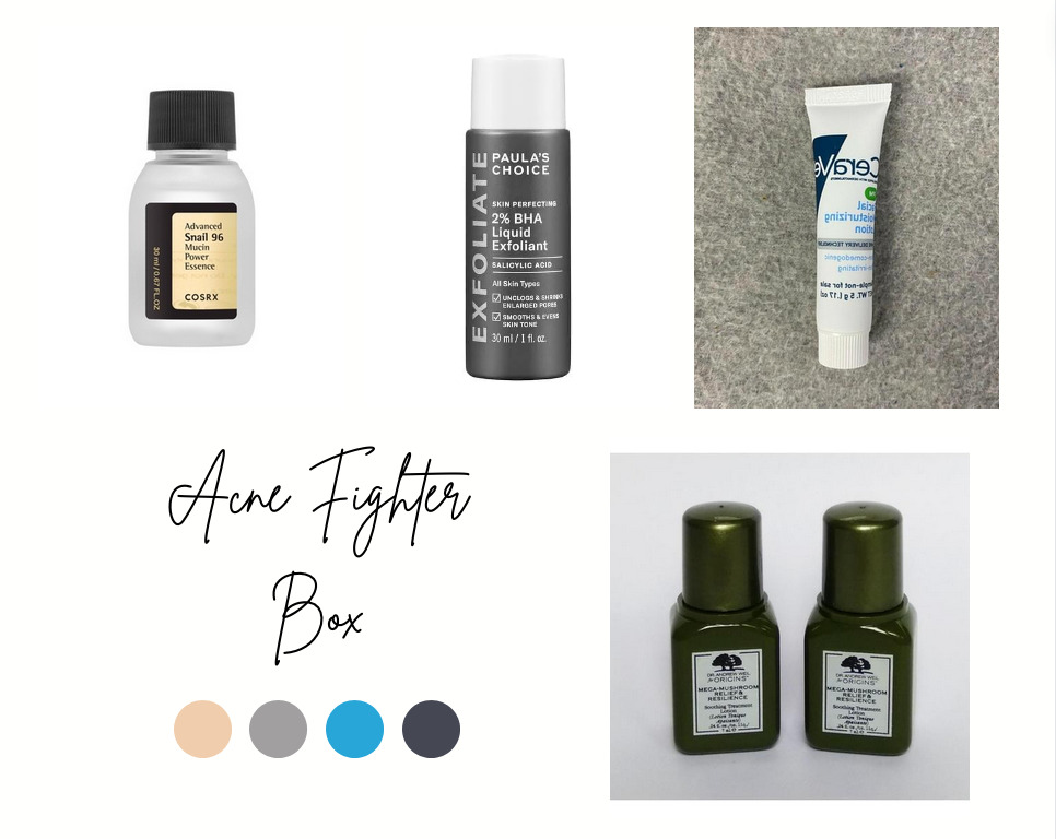 [PO] Acne fighter box (4 product samples to try for acne), Beauty ...