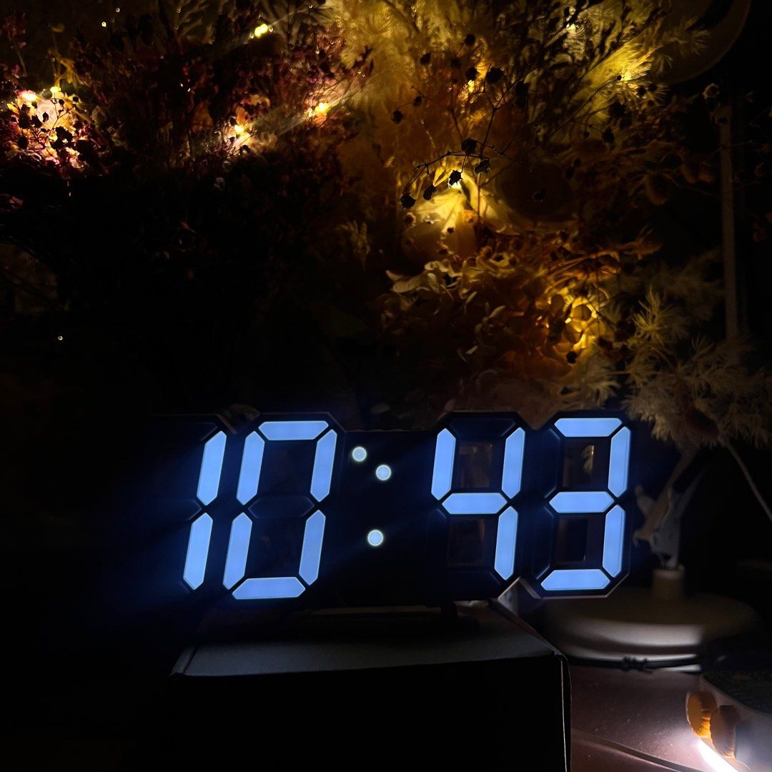 Aesthetic digital clock, Furniture & Home Living, Furniture, Other Home ...