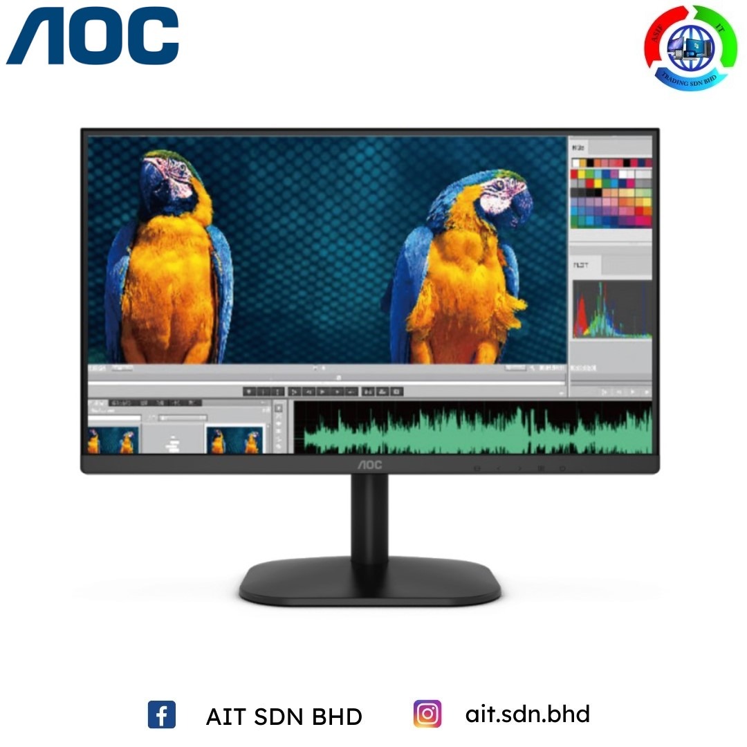 AOC 22B2HN 21.5" FHD 75Hz VA Monitor ( HDMI, VGA, 3 Yrs Wrty ...